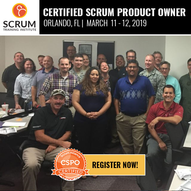 CSPO-Orlando - Scrum Training Institute