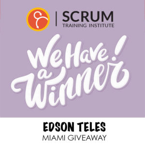 Spring 2020 Scrum Miami Giveaway Winner! | Scrum Master Certification in Miami Florida ...