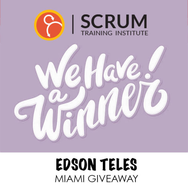 Spring 2020 Scrum Miami Giveaway Winner! | Scrum Master Certification in Miami Florida ...