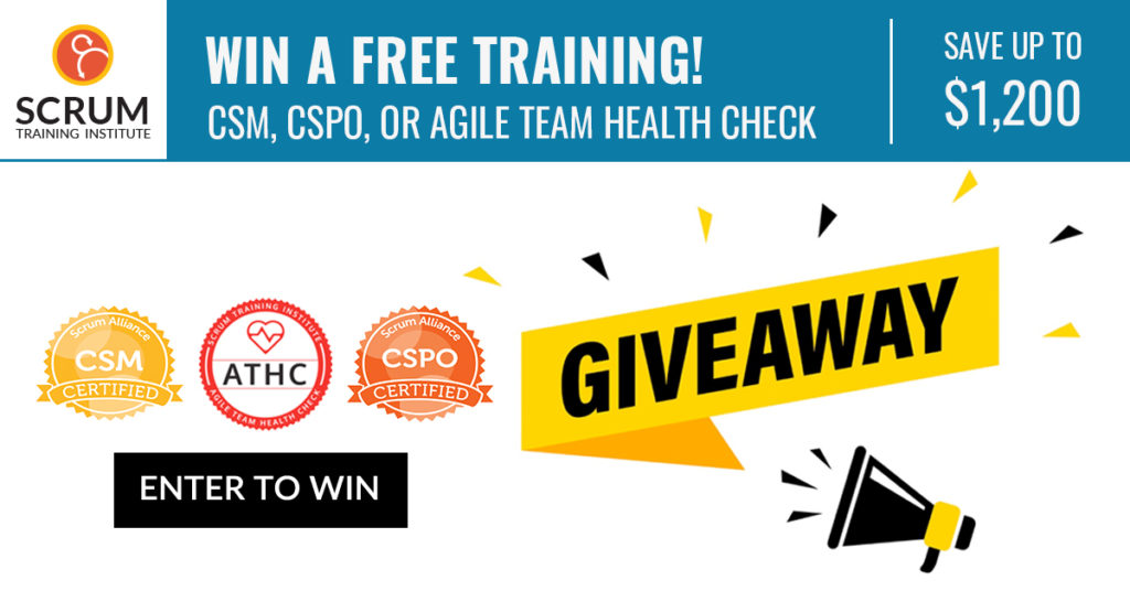 Orlando: Win a Scrum Master Certification Free Training! Spring 2020 | Scrum Training Institute ...